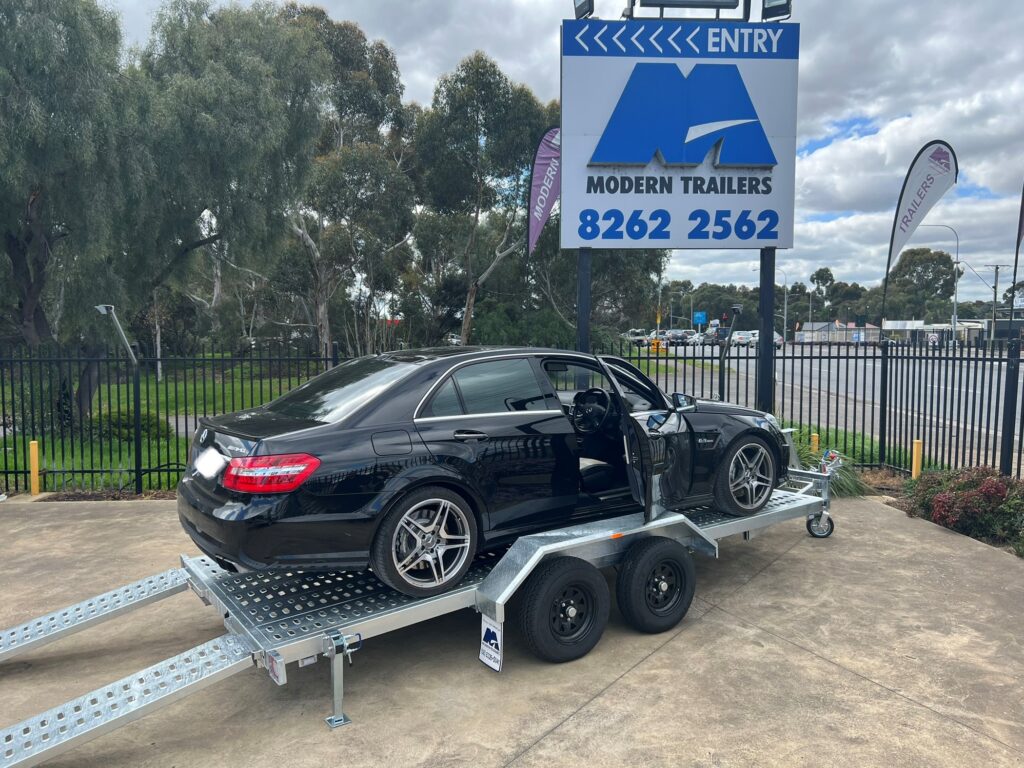 16.4x6'7" Galvanized Car Carrier Trailer | Modern Trailers