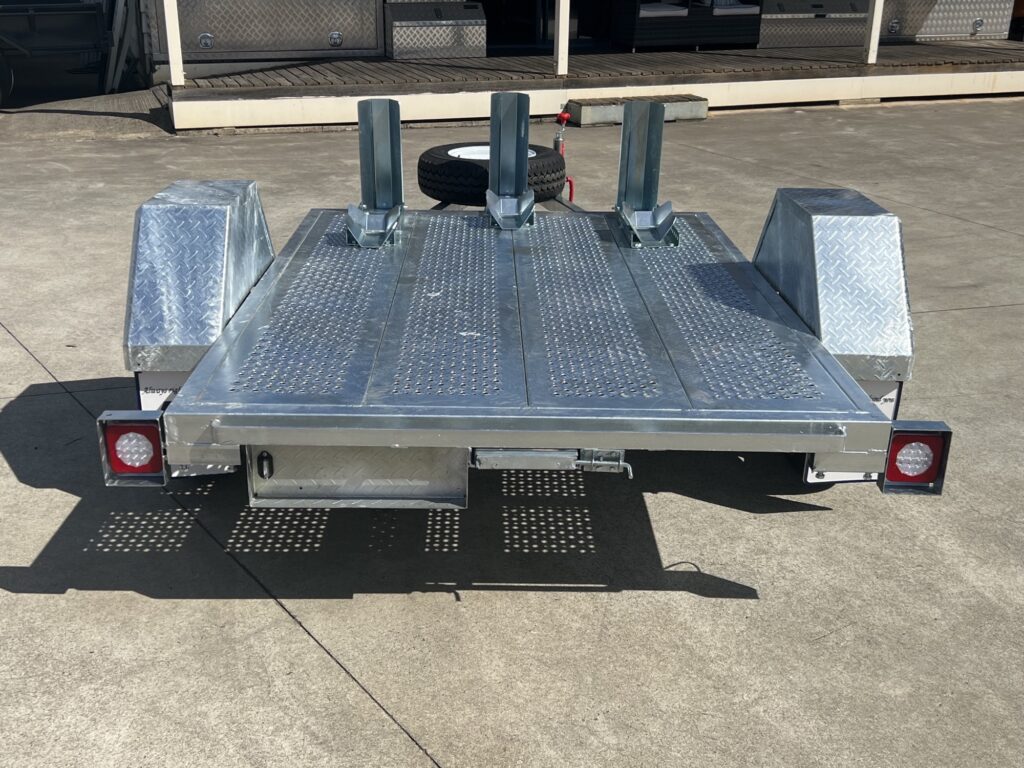7x5 Galvanized Motor Bike Carrier | Single Axle Trailer (ITS)