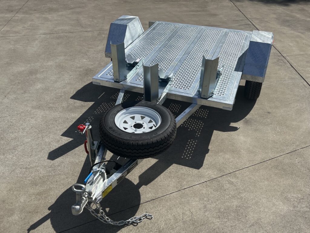 7x5 Motor Bike Carrier GALVANIZED - Single Axle Trailer (ITS SUSPENSION ...