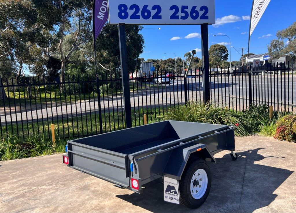 8x5 Single Axle DLX Trailer LS (Optional Cage) - Modern Trailers