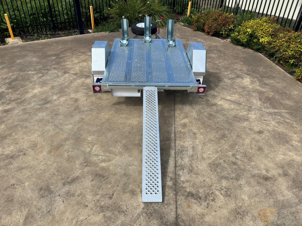 7x5 Motor Bike Carrier GALVANIZED - Single Axle Trailer (ITS SUSPENSION ...