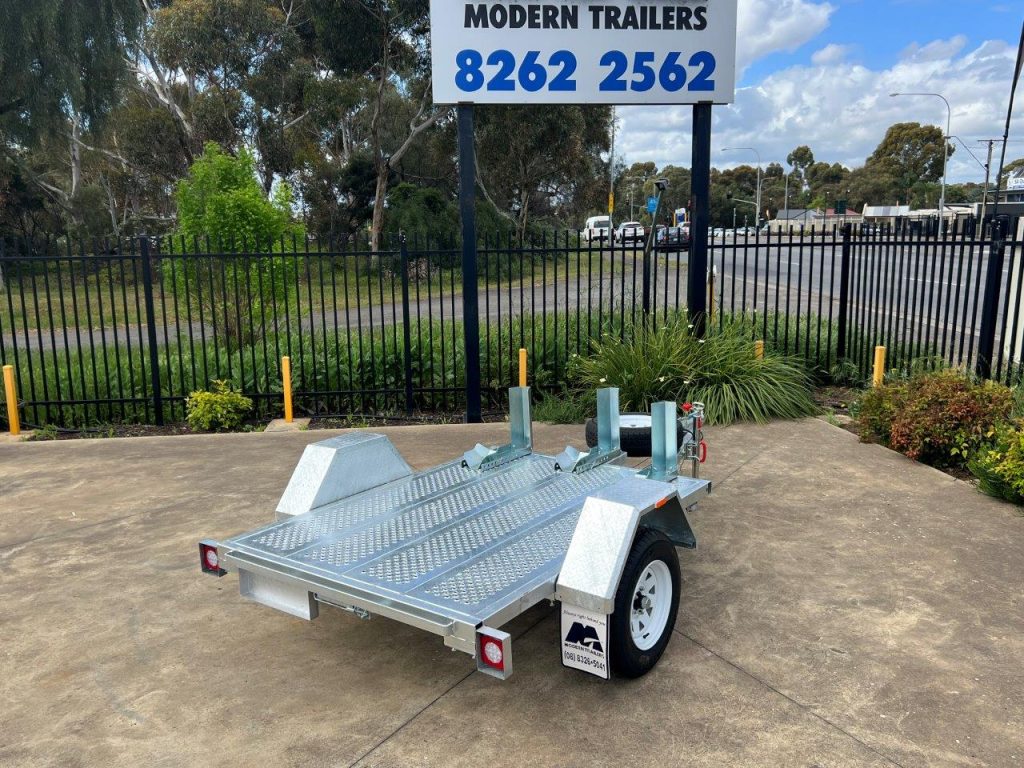 7x5 Motor Bike Carrier GALVANIZED - Single Axle Trailer (ITS SUSPENSION ...