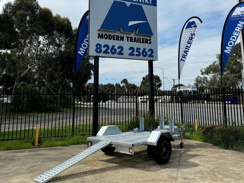7x5 Galvanized Motor Bike Carrier | Single Axle Trailer (ITS)