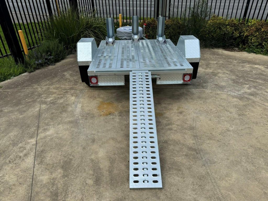 7x5 Galvanized Motor Bike Carrier | Single Axle Trailer (ITS)