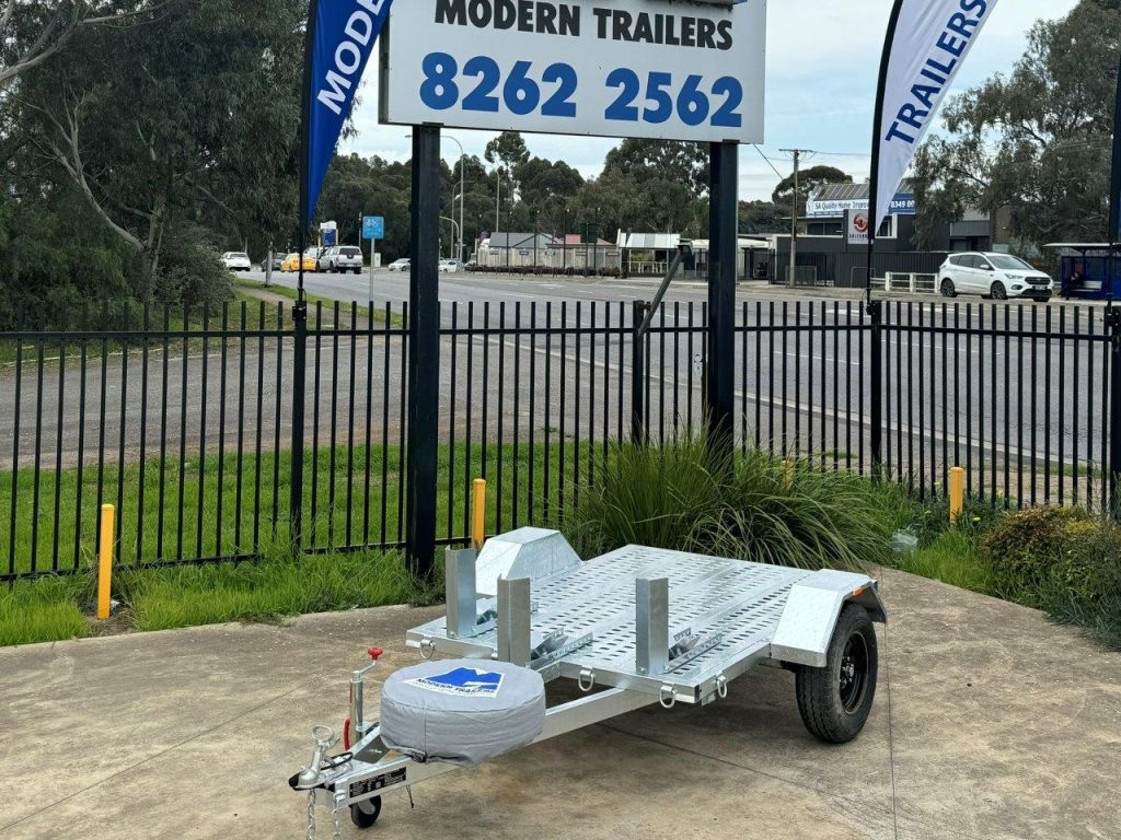 7x5 Galvanized Motor Bike Carrier | Single Axle Trailer (ITS)